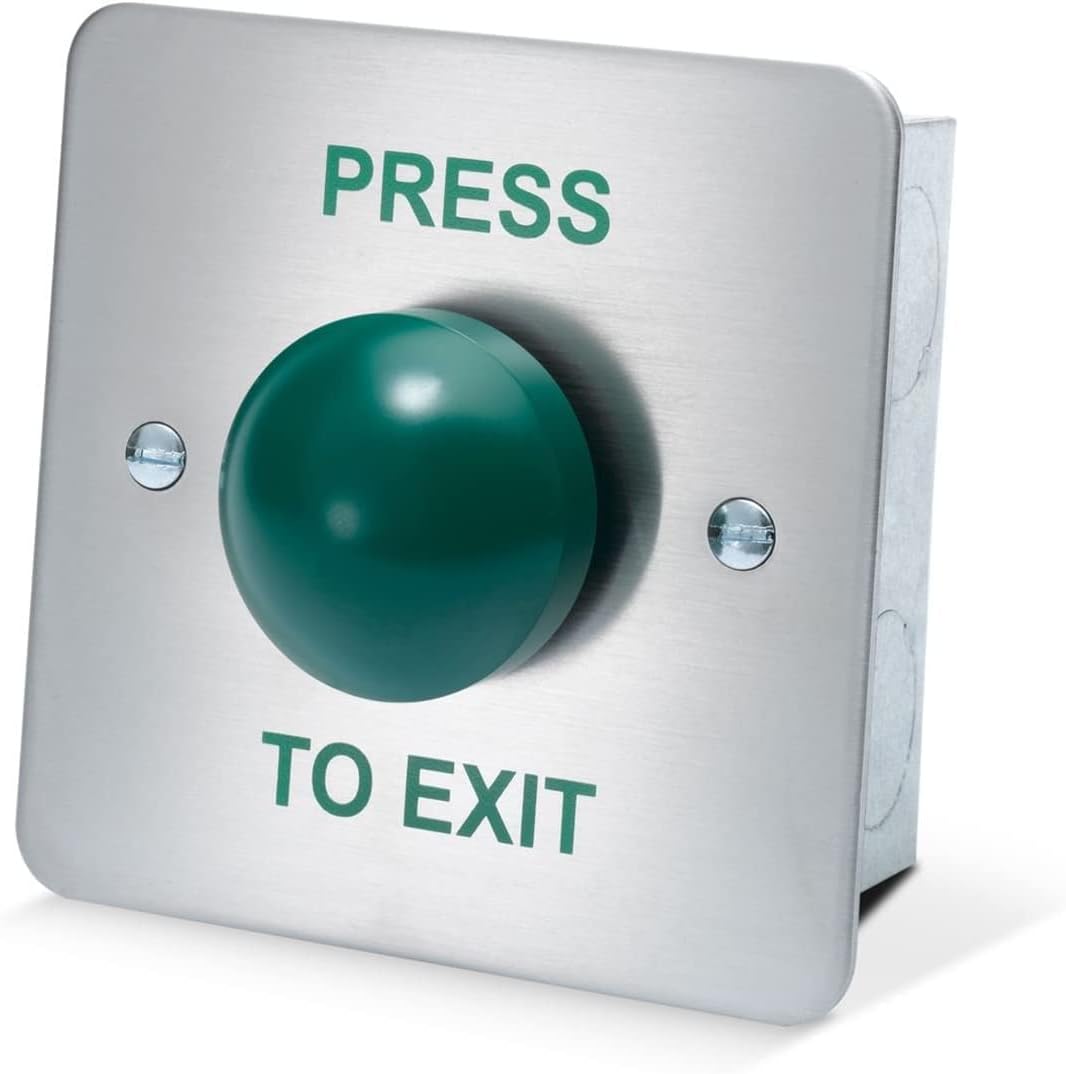Amalocks DRB004F-PTE Press to Exit Button – Flush