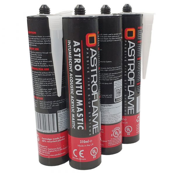 AstroFlame AFIM Fire Intumescent Acoustic Mastic Sealant
