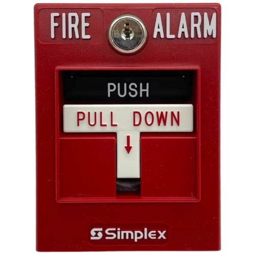 Simplex 2099-9756 Fire Pull Station – Double Action, Key Lock