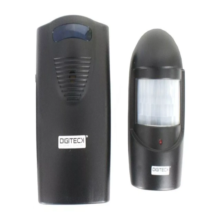 Digiteck A9BLACK Wireless Driveway PIR Motion Alert Alarm System for ...