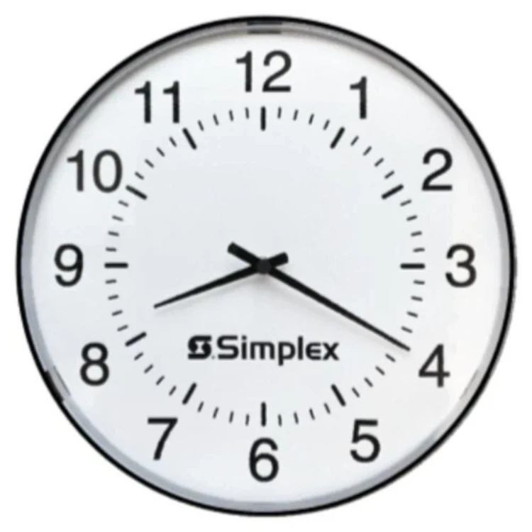 Simplex 6310-9075A SlimLine 12" Impulse Wall Clock