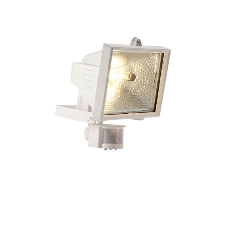 Powermaster S5890 PIR Halogen Floodlight – 400W IP44 White
