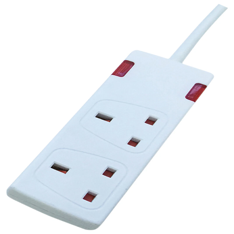 Eagle E201BC 10m 2-Gang Extension Lead – 13A, Neon Light