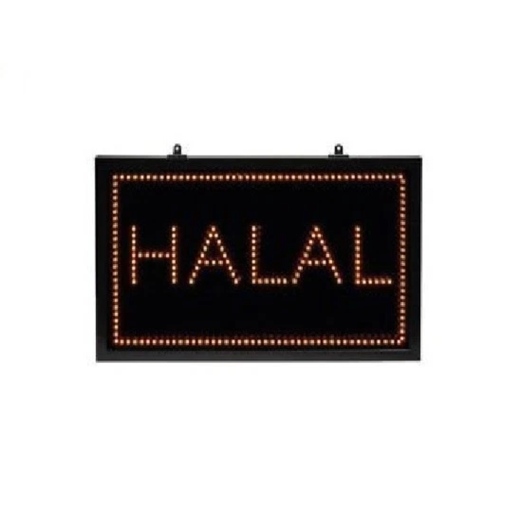 TOPKING TSH009-24 LED Halal Sign – Flashing Window Display