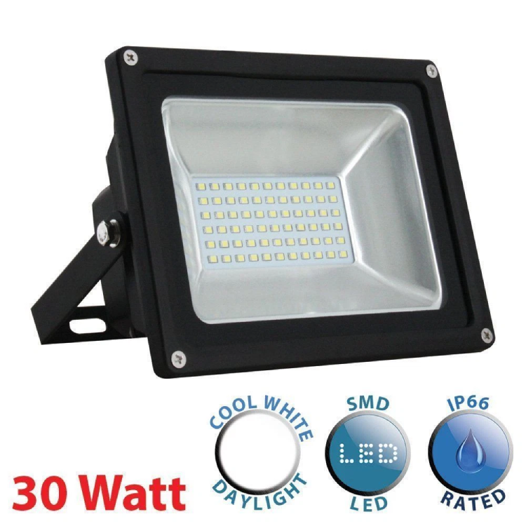 LEDKIA FL-50-M 30W Outdoor Floodlight – IP66, 2550lm
