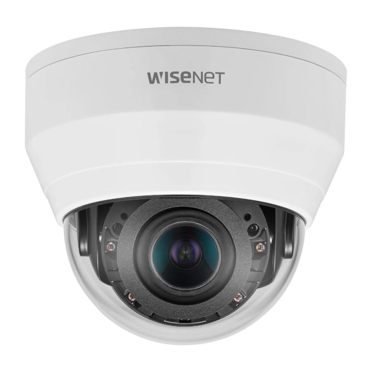 Hanwha QND-8080R 5MP IR Dome IP Camera 3.2–10mm PoE