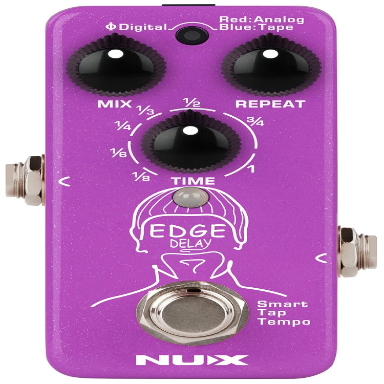 NUX 173.552UK Edge Mini Delay Pedal- Tape Echo & Analog