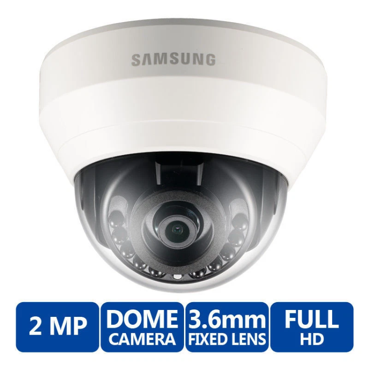 Samsung SND-L6013R 2MP IR Dome Camera 3.6mm Indoor
