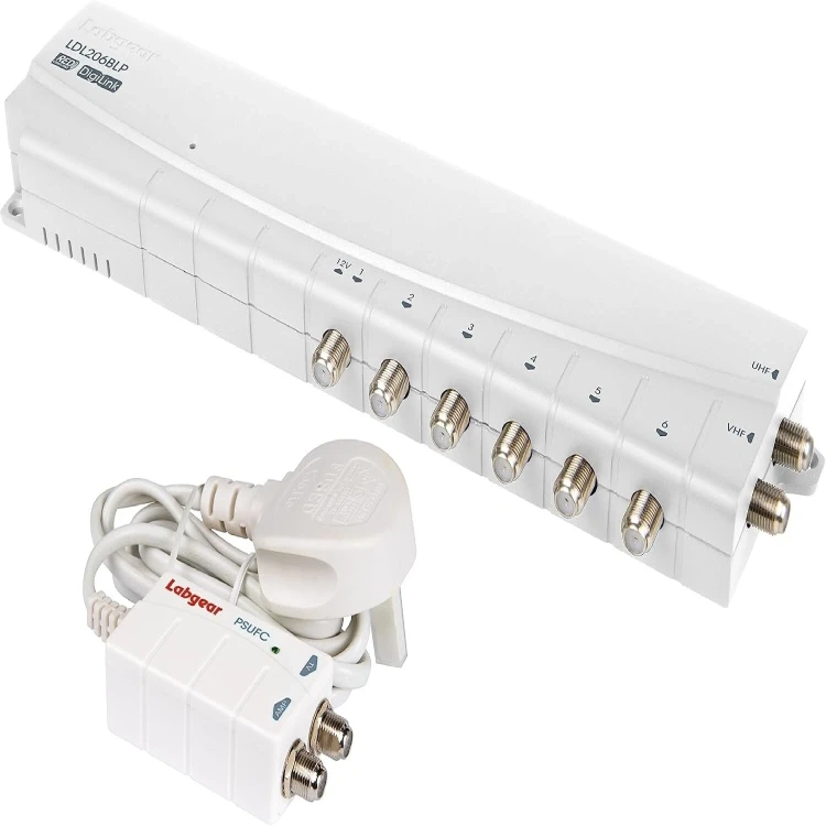 Labgear LDL206BLP Digilink Amp Kit 2 In 6 Out with 4G Filter