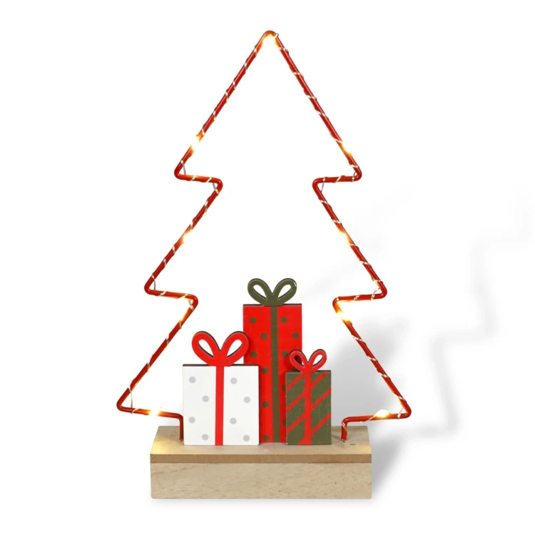 St Helens GH9081 LED Christmas Tree Present Display