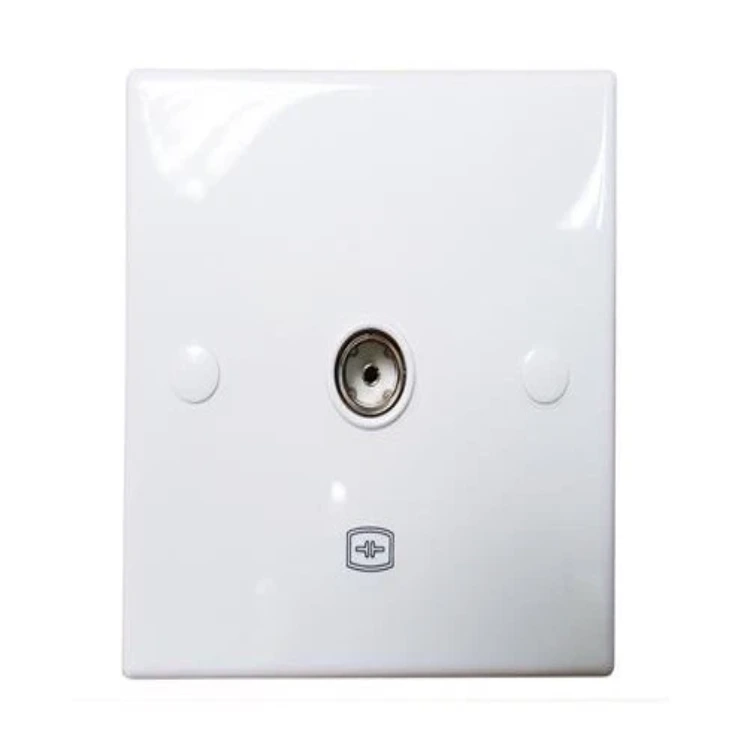 SAC AE0064 Isolated Coaxial TV Wall Socket Faceplate